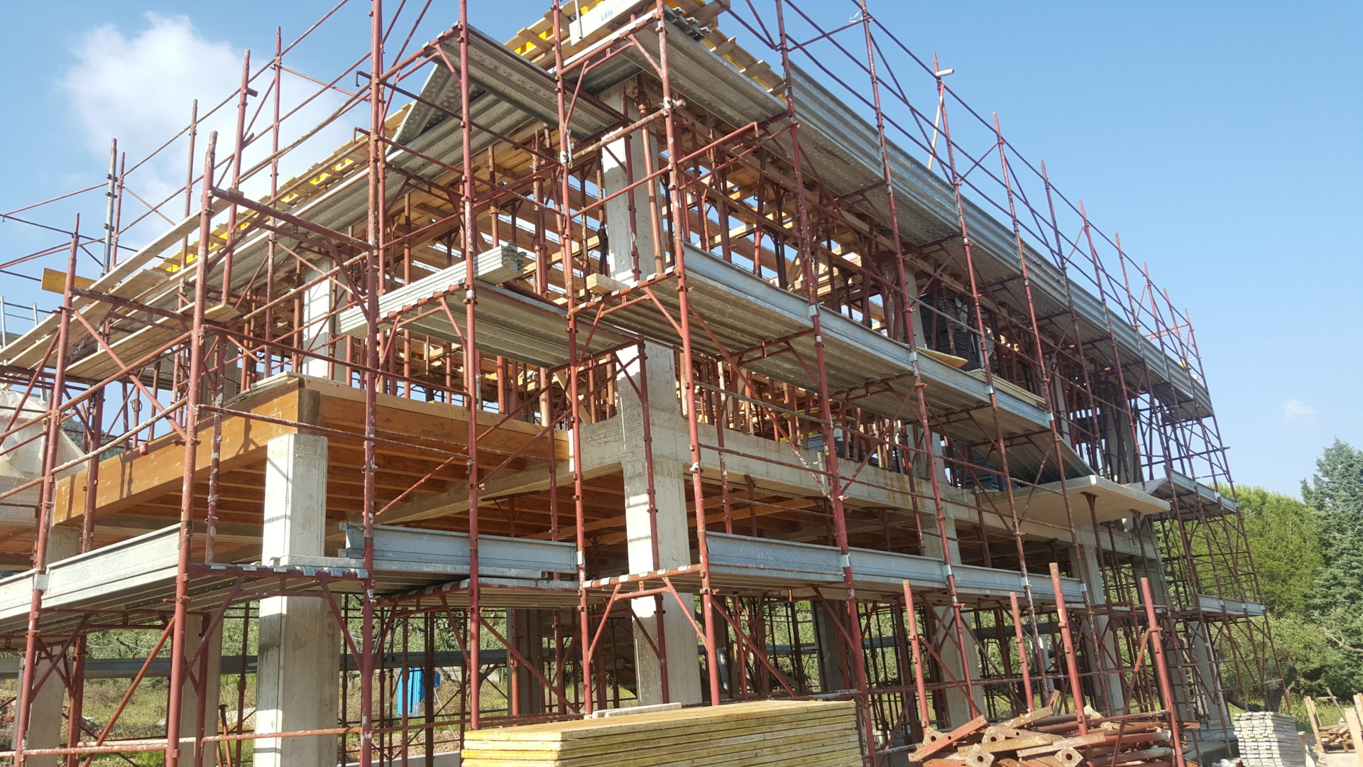 Edificio Multipiano con solai su telaio in c.a. - Solaio Compound